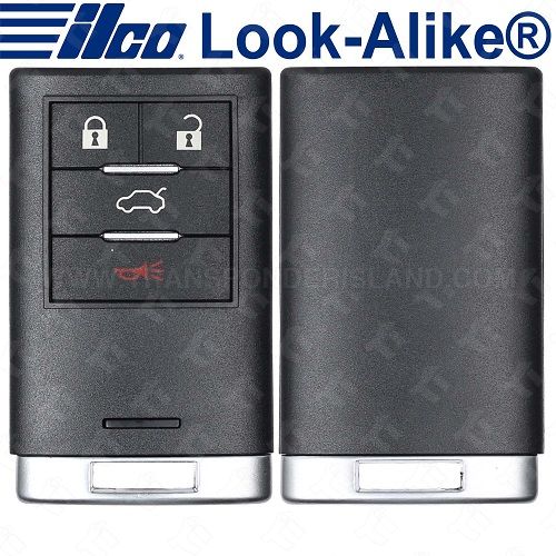 Ilco Cadillac 4 Button Smart Key PRX-CAD-4B5 | Transponder Island